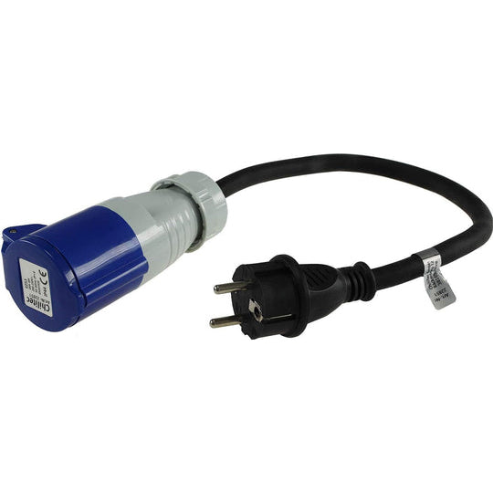 Daolar CEE to Schuko Adapter cable 35 cm 230 V 32A 3-Pin for Camping ...